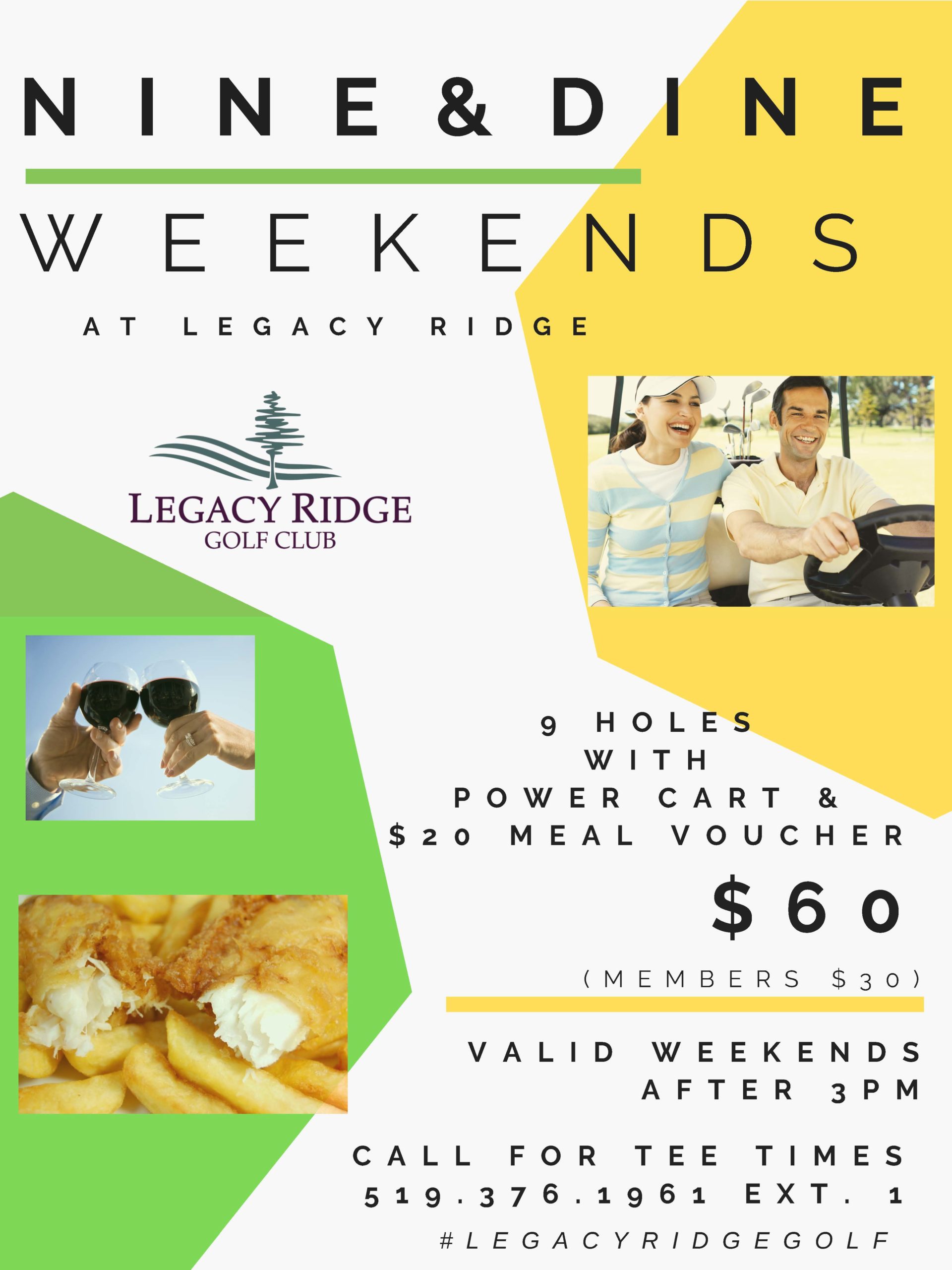 Golf Specials - Legacy Ridge Golf Club